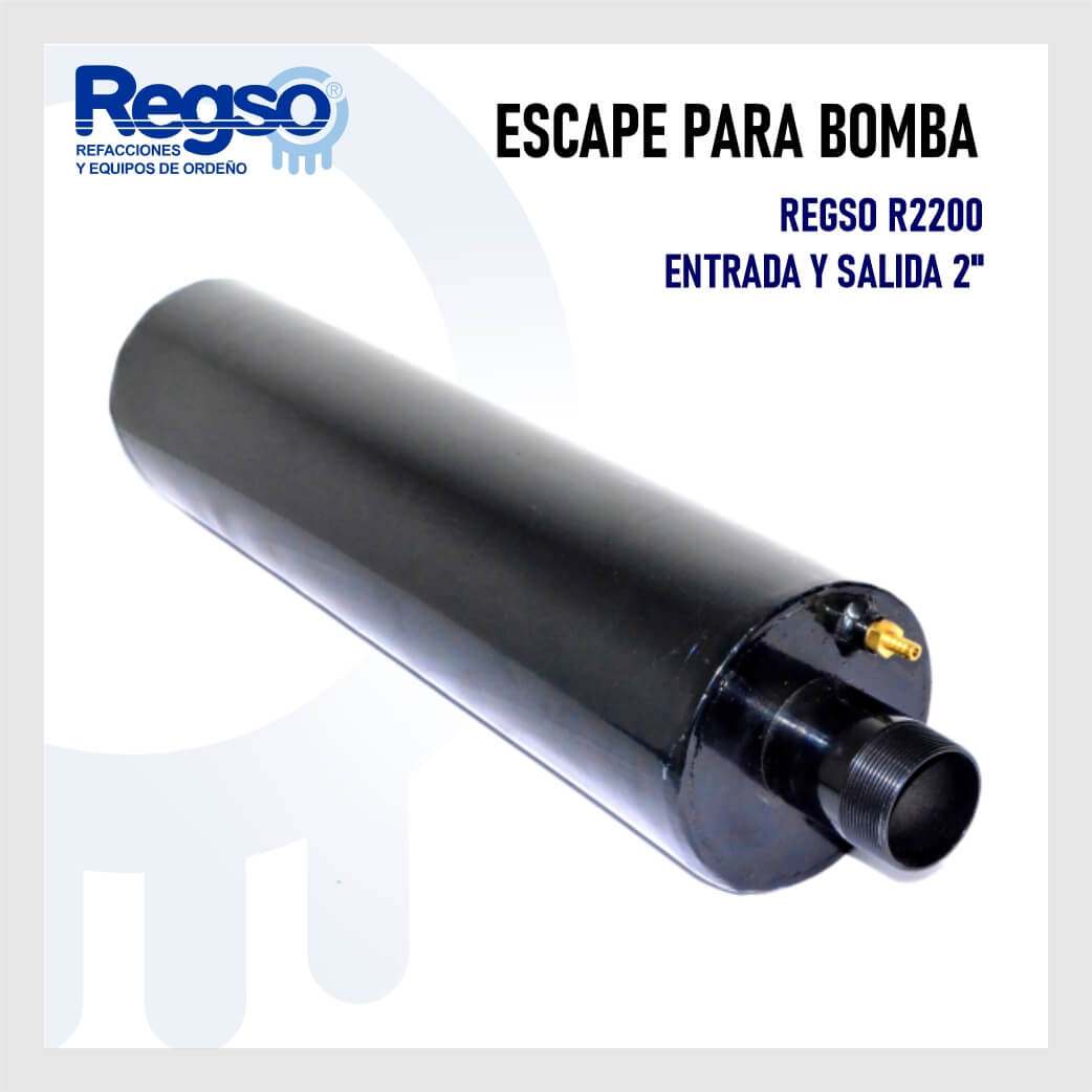 Escape para bomba Regso R2200 – Regso